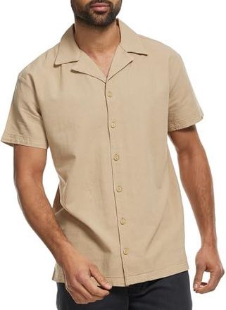 Indicode Hommes INRycroft Shirt | Chemise à Manches Courtes 100% Coton Cornstalk XL