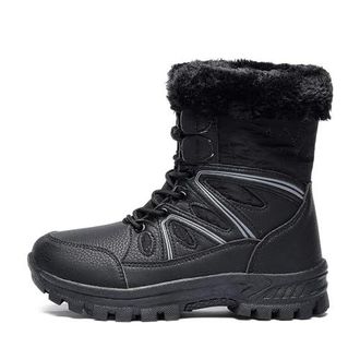 Generic JJDFW Bottes de neige dhiver pour femmes montantes d&eacute;contract&eacute;es pour garder au chaud en peluche douce cheville femmes antid&eacute;rapantes r&eacute;sistantes &agrave; lu