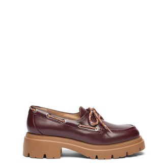 Stuart Weitzman Hudson Moccasin - - Shoes - Damen - Rot - 40 1/2 EU