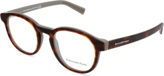 Ermenegildo Zegna Homme, Accessoires, Brun, Taille: ONE Size Ez5104-56 Optical Frame
