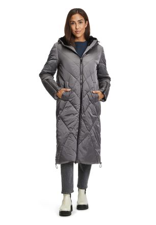 Betty Barclay Damen 7312/1566 Jacke aus Baumwolle, Graphit, 38
