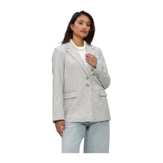Y.A.S Yasriu LS Blazer - - Jackets - Damen - Grau - L