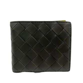 Bottega Veneta Portefeuille bi-fold Intrecciato Pre-owned - Homme - Pre-owned - Noir - Taille: ONE Size
