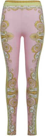 Versace Femme, Pantalons, Multicolore, Taille: 38 FR Barocco Leggings