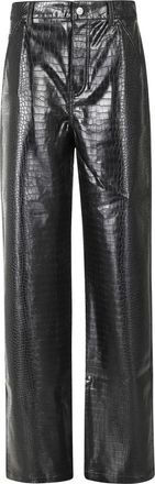 Des_Phemmes Croc Cargo - - Trousers - Damen - Schwarzk - S