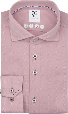 R2 Amsterdam R2 Chemise Technical Knitted Dobby Coral