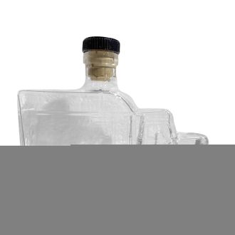 Generico Weindekanter - Spirituosenfüller | 375 ml Champagnerbehälter mit interessantem Stopfen | Bourbon Pourer Halb-LKW für die Küche Brunch Party