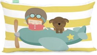 Hf Living HappyFriday Learning to Fly Kissenbezug, Mehrfarbig, 50 x 30 cm