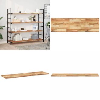 vidaXL Schweberegal 140x40x2 cm Massivholz Akazie &Ouml;lbehandelt - Wandregal - Akazienholz