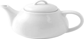 Hotelware Ariston Teekanne f&uuml;r 2 Tassen, 330 ml, Porzellan, Wei&szlig;, 15 x 10 x 10 cm