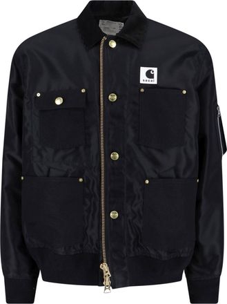 sacai X Carhartt Wip Detroit Canvas Ma-1 Jacke