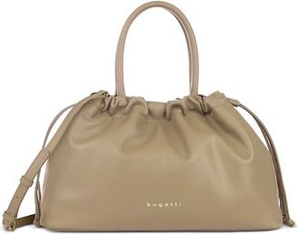 Bugatti Leni Sac L pour femme, grand sac à épaule en simili cuir, sable