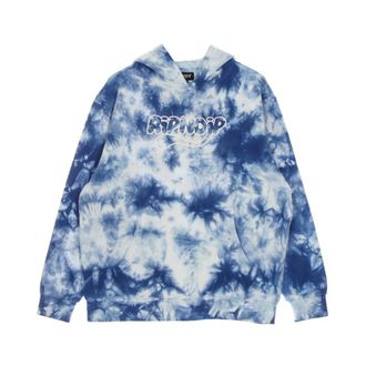 Ripndip Blauer Acid Wash Hoodie Langarm - - Sweatshirts & Hoodies - Herren - Blau - M