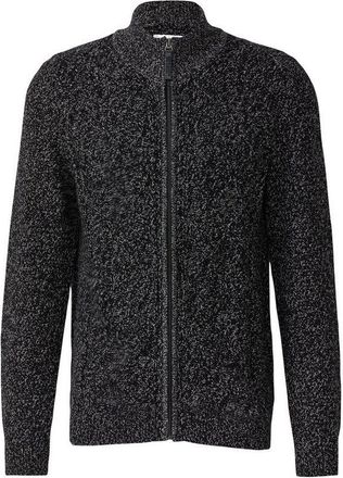 s.Oliver Cardigan Strickjacke Bi-Colour Strickjacke mit Zopfmuster und Stehkragen