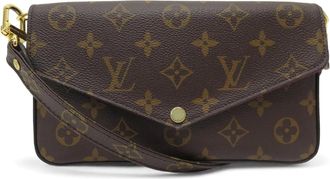 Louis Vuitton Clutches - NEUE LOUIS VUITTON FELICIE MONOGRAM M81896 SCHULTE - Gr. unisize - in Braun - f&uuml;r Damen