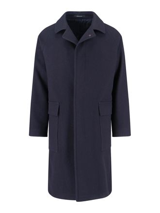 Tagliatore Knielanger Mantel - Blau