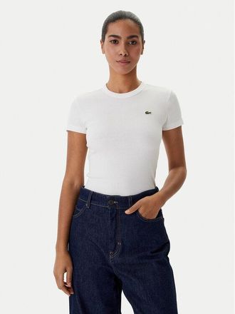 Lacoste T-Shirt TF5538 Wei&szlig; Regular Fit