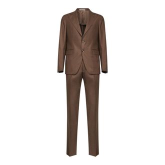 Tagliatore Anzug aus Schurwolle - - Suits - Herren - Braun - L