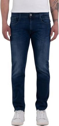 Replay Herren Jeans Anbass Slim-Fit mit Power Stretch, Bleu Moyen 009-1 (Blau), 31W / 30L