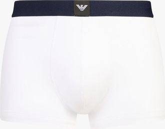 Emporio Armani Lot de 3 boxers unis en coton m&eacute;lang&eacute;