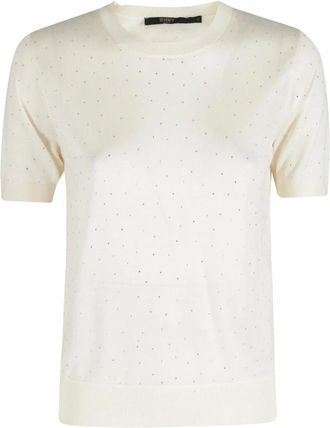 Seventy Femme, Pulls, Beige, Taille: 42 FR Giro Mezza Manica