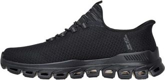 Skechers Baskets Glide-Step Noxus pour Homme, Maille PU Noire, 44 EU
