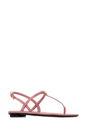 Prada Womens Sandals Pink Leather