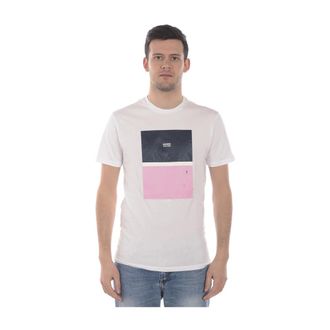 Daniele Alessandrini Homme, Tops, Blanc, Taille: XL Maglia Campi da Tennis ST