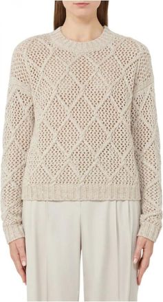Max Mara Femme, Pulls, Beige, Taille: 38 FR Maglia
