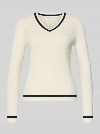 Christian Berg Slim Fit Longsleeve in Strick-Optik