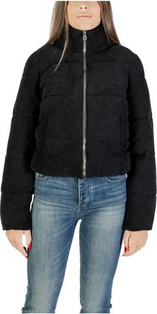 Only Only, Femme, Vestes, Noir, Taille: 42 FR Veste en Polyester Noire pour Femmes