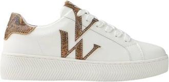 Vanessa wu Baskets Vanessa Wu BK2765 Blanc Femme Python