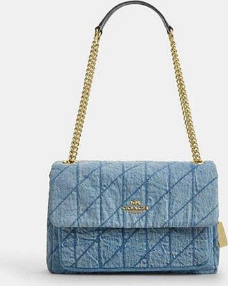 Coach Elodie Umh&auml;ngetasche Aus Regenerativer Baumwolle Mit Steppung