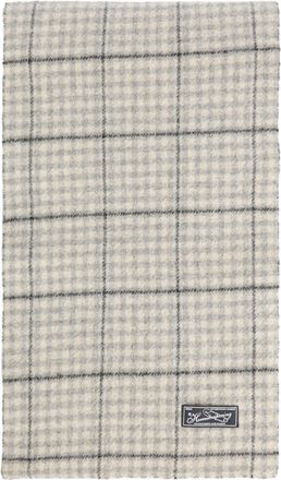 Mfpen Grey Check Facade Scarf