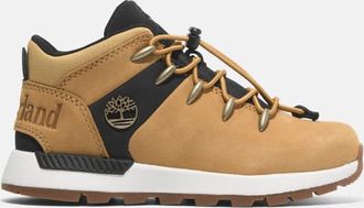 Timberland Halbhoher Sprint Trekker Bungee Sneaker f&uuml;r Jugendliche in Gelb/Schwarz, Gelb, Gr&ouml;&szlig;e