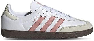 adidas Low-Top Sneaker - adidas Samba OG White Wonder Mauve (Womens) - Gr. 38 (EU) - in Weiß - für Damen