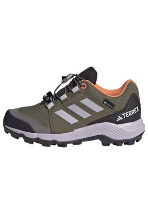 adidas Unisex Terrex Gore-TEX Hiking Shoes Wanderschuhe, Olive Strata/Silver Dawn/Amber Tint, 36 2/3 EU