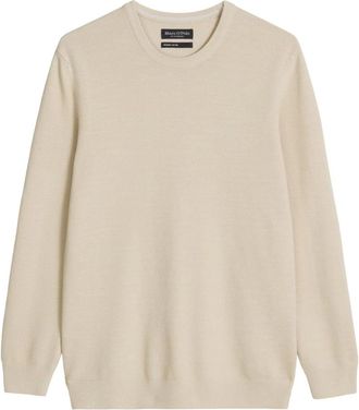 Marc O'Polo Strickpullover Langarm - - Knitwear - Herren - Beige - 2XL