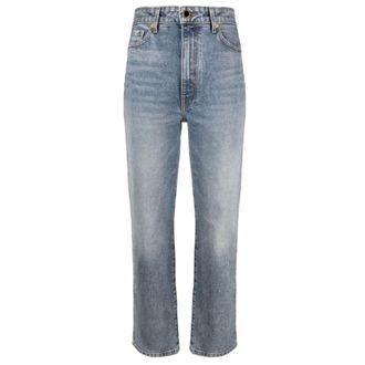 Khaite Abigail Straight-Leg Jeans - - Jeans - Damen - Blau - W30