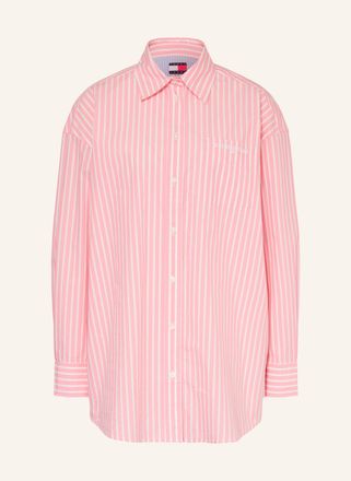 Tommy Jeans Oversized-Hemdbluse rot