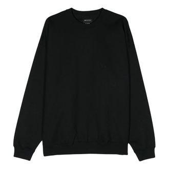 Yohji Yamamoto FL Crew Sweat - - Sweatshirts & Hoodies - Herren - Schwarzk - XS