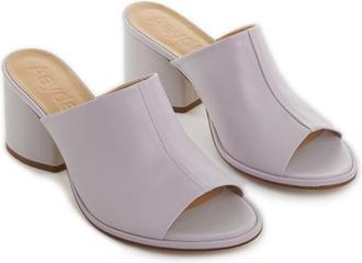 Aeyde Amanda Lederpantoletten - Lila