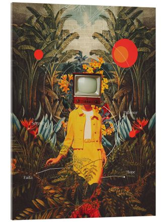 Posterlounge Sie kam aus der Wildnis Acrylglasbild von Frank Moth 70 x 90 cm Wandbilder Wanddeko