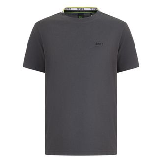 HUGO BOSS Kurzarm-T-Shirt aus Baumwolle - - Tops - Herren - Grau - XS