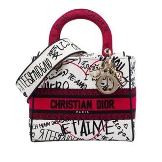 Dior Pre-owned Lady D-Lite - Femme - Pre-owned - Blanc - Taille: ONE Size