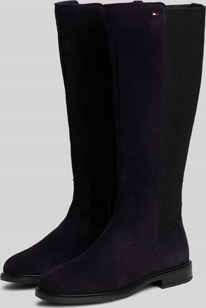 Tommy Hilfiger Stiefel aus echtem Leder mit Logo-Stitching