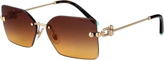 Tiffany & Co. unisex, Accessoires, Jaune, Taille: 59 MM Tf3088 Lunettes de soleil