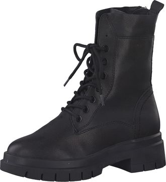 Tamaris Damen Ankle Boots, Frauen Stiefeletten,TOUCHit-Fußbett,uebergangsstiefel,flach,Boots,Stiefel,Bootee,Booties,halbstiefel,Black,39 EU