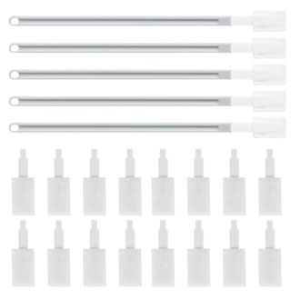 NUOBESTY Einweg Toilettenb&uuml;rsten Satz mit Abnehmbarem B&uuml;rstenkopf Reinigungsb&uuml;rste f&uuml;r Ecken und Ritzen 5 Satz mit 10 Ersatzk&ouml;pfen Hygienisches Bad und Wc Zube