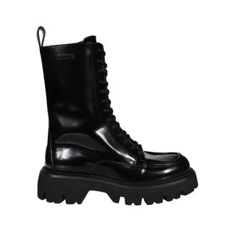 Msgm Msgm, Homme, Chaussures, Noir, Taille: 39 EU Bottes en Cuir de Veau Bout Rond
